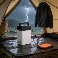 China 1004.8Wh 500W Portable Solar Energy System Dual Charging MPPT ESS for sale