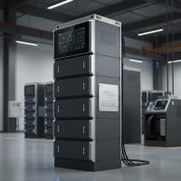 China 10-20kW Output 51.2V Solar Storage Battery 5100Wh LiFePO4 Energy Storage System for sale