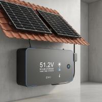 China 51.2V 10.24kWh Lithium Iron Solar Storage Battery for Residential Off Grid Hybrid Systems for sale