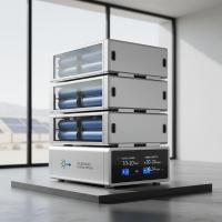 China Stackable Solar Storage Battery 10-20kWh Output 51.2V Lithium Ion Energy Storage 10.24-30kWh for sale