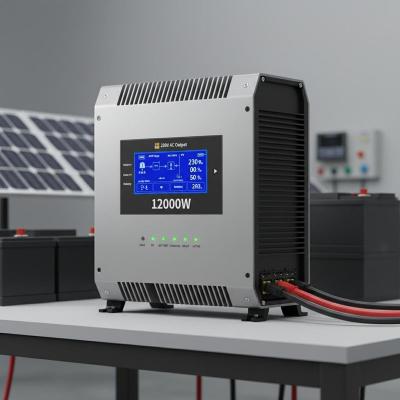 China SUNEVER SWI-US 120000W Hybrid Solar Inverter 230V Single Split Phase 60Hz Pure Sine Wave for sale