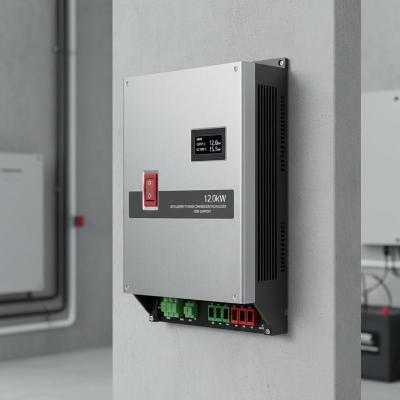 China 12kW Hybrid Solar Inverter 48VDC Pure Sine Wave LCD Display Integrated DC Switch OEM Support for sale