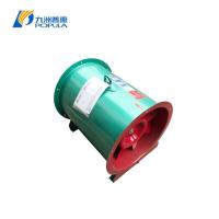 China Carbon Steel Fire Smoke Exhaust Fan Heat Resistant Axial Fan With Double Speed Motor for sale