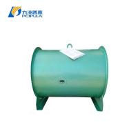 China Carbon Steel Fire Smoke Exhaust Fan Heat Resistant Axial Fan With Double Speed Motor for sale