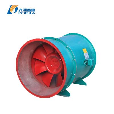 China Fire Smoke Exhaust Fan High Volume Axial Fan For Industrial Buildings HVAC Duct Systems for sale