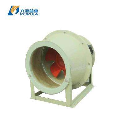 China Corrosion Resistant Plastic Industrial Fan Diagonal Flow Blower For Chemical Plants for sale