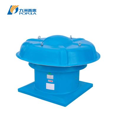 China Weatherproof Plastic Industrial Fan FRP Roof Fan Space Saving For Warehouses Factories for sale