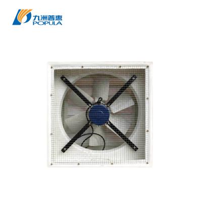 China Weatherproof FRP Square Negative Pressure Fan Ventilation Unit For Industrial Cooling for sale