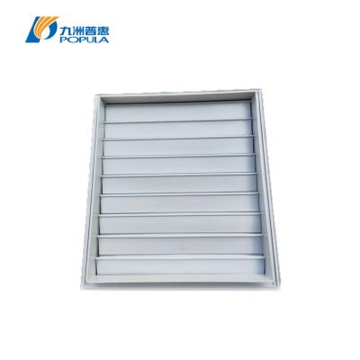 China Aluminum Alloy Air Transfer Grille Air Outlet For HVAC Ventilation Systems for sale