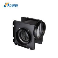 China Large Volume Split Duct Fan Aluminum Frame Cabinet Fan Dual Motor 90 Degree Elbow Type for sale