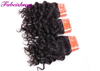 China 8A Black Curly Indian Virgin Remy Hair Double Drawn With Full Cuticle for sale