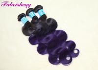 China Malaysian Ombre Human Colored Hair Extensions Body Wave Full Cuticle for sale