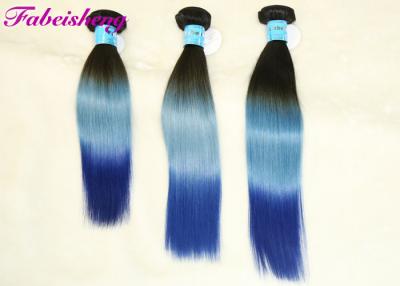 China 18 Inch Brazilian Ombre Colored Human Hair Extensions Natural Straight for sale