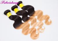 China Peruvian Virgin Ombre Colored Hair Extensions Natural Wavy 10 Inch - 30 Inch for sale