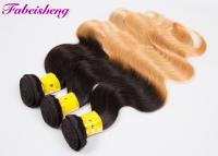 China 3 Bundle Brazilian Virgin Colorful Ombre Hair Extensions 100% Unprocessed for sale