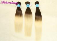 China Brazilian Straight Ombre Human Colored Hair Extensions No Tangle No Shedding for sale