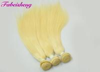 China Thick Bottom Full Cuticle 100% Unprocessed Virgin Blonde Hair Extensions for sale