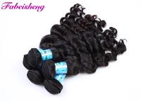 China Free Shedding 8A Grade Peruvian Wavy 20''  Human Hair Weave , Virgin Human Hair Bundles for sale