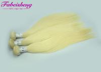 China Straight Coloured Human Hair Extensions , Honey Blonde Unprocessed Human Hair Weave for sale