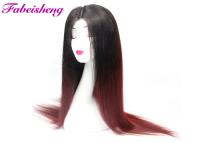 China Soft Natural Hairline Brazilian Virgin Long Lace Front Wigs 8 Inch No Smell for sale
