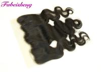 China Indian Virgin Human Hair 13X4 Pre Plucked Lace Frontal  Thick End Tangle - Free for sale