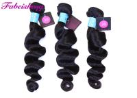 China Natura Color Loose Curly  1b# Human Virgin Hair for sale