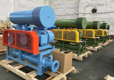 China 5.5-22kw Small Roots Blower Tri Lobe Cast Iron for Pressing  Machine for sale
