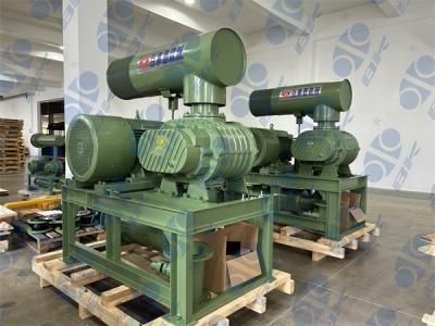 China 65m3/Min 0.06Mpa Cast Iron Three Lobe Roots Blower For Pneumatic Conveying for sale