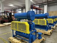 China 10KPA - 80KPA Three Lobe Roots Blower, used for water treatment and pneumatic conveying for sale