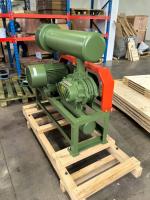 China -0.1~-0.5kgf/cm2 Pressure ,Three Lobe Negative Pressure Roots Blower, Cast Iron, Blue, Industrial Vacuum Pump, 5.5-22kW for sale