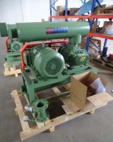 China -0.1~-0.5kgf/cm2 Pressure ,Three Lobe Negative Pressure Roots Blower, Cast Iron, Blue, Industrial Vacuum Pump, 5.5-22kW for sale
