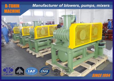 China 64.21m3/Min 90kw, -55KPA green and yellow Roots Blower Vacuum Pump for sale