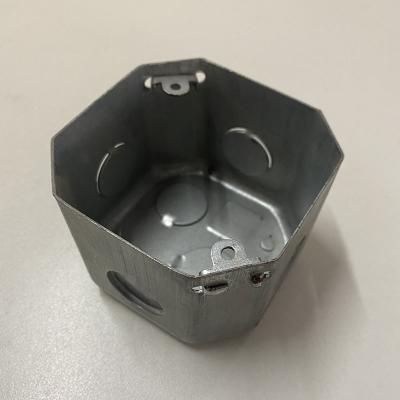 China Silver Waterproof Cast Iron Electrical Junction Box Metal Terminal Box Customized for sale