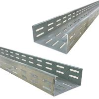 China Corrosion Resistance Perforated Metal Cable  Tray Electrical Supports OEM for sale