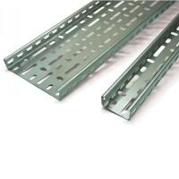 China Anti Corrosion Steel Metal Cable Tray Ventilated Or Perforated Trough for sale