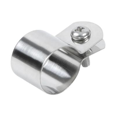 China Non Rusting  2 Hole Galvanized Pipe Strap Clamp Electrical Pipe Hangers OEM for sale