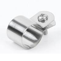 China Alkali Resistance Galvanized Steel Pipe Clamp Flat Iron Grounding Pipe Clamp for sale