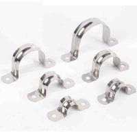 China Rust Prevention U Shaped Metal Saddle Clip For  Pipelines Installation for sale