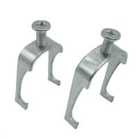 China Double Hook Widened Strut Channel Clamps Conduit Wire Clamp Customizable for sale