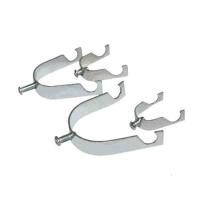 China Anti Corrosion Emt Strut Conduit Clamp Half Round Iron Sheet Keel Card for sale