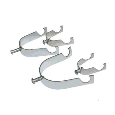 China Anti Corrosion Emt Strut Conduit Clamp Half Round Iron Sheet Keel Card for sale