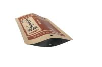 China Biodegradable Kraft Paper With Aluminum Layer Inside Stand Custom Packaging for sale