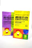 China Safety Printed Flat Bottom Zipper Pouch Plastic Packaging Bags For Dog Food for sale
