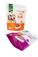 China Security Self Holding Plastic Dog Treats Animal Feed Packaging Bag With Zipper for sale