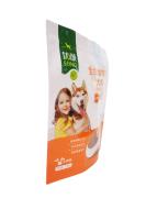 China Security Self Holding Plastic Dog Treats Animal Feed Packaging Bag With Zipper for sale
