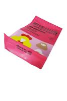 China Moisture Proof Printed Biodegradable Flat Bottom Slider To Open Laminated Pouch for sale