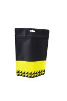 China Partial Clear Window Foil Printing Ziplock Top Backing Up Pockets Packaging Bags for sale