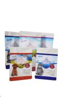 China OEM Moistureproof Printing DOG/CAT/PET Flat Bottom Resealable Ziplock Top Packaging Bag for sale