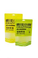 China Moisture Proof Top Quality Aluminum Layer Dog / Cats / Pets Treats Packing Back Up Pouches for sale