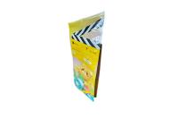 China Moisture Proof Flat Bottom Bag With Easy To Open And Close Slider Closure Rack Up Pockets for sale